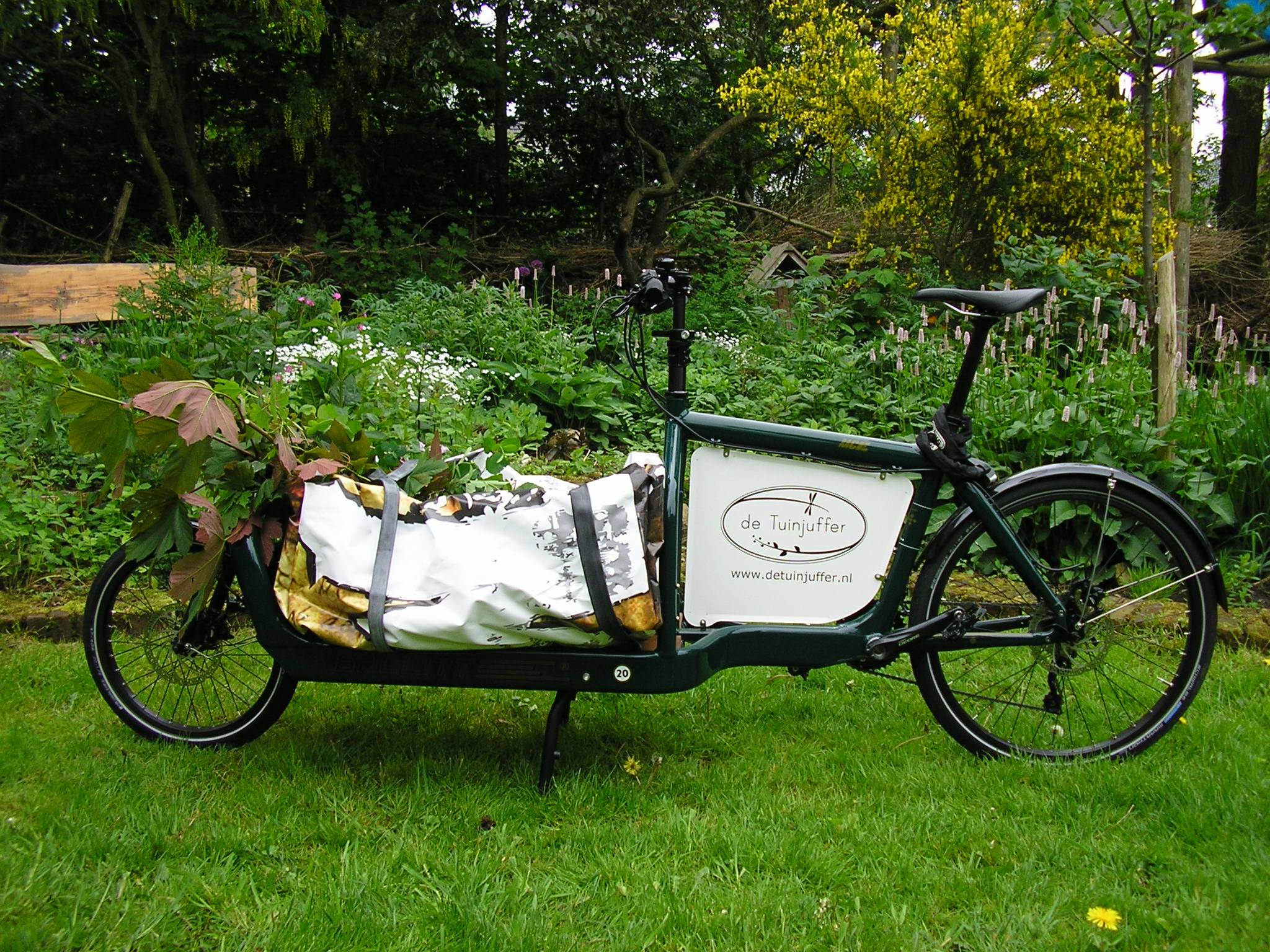 bakfiets duurzaam groen ecologisch dieren planten mens | De Tuinjuffer